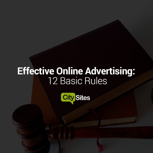Effective Online Advertising: 12 Basic Rules